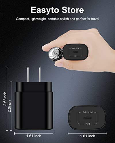 25w USB C Charger for Motorola Moto G Stylus/G Power(2022)/G Pure/G Play/G7/G200/Edge+/One 5G, Android Super Fast Charging USBC Block + USB-C to Type C Cable Samsung Galaxy A13 A03S A53 S23 S22 S21