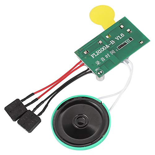 120 Seconds DIY Greeting Card Chip, Recordable Voice Sound Chip Module, Built-in Button Battery for Gift Boxes, Invitations, Handmade Products