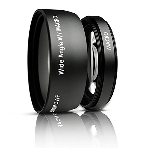 Ultra Deluxe Lens Kit for EOS M6 Mark II, EOS M50, EOS M50 Mark II, EOS M200 with 15-45mm Lens, Fuji X100V - Includes: 7pc 49mm Filter Set + 49mm Wide Angle and Telephoto Lens