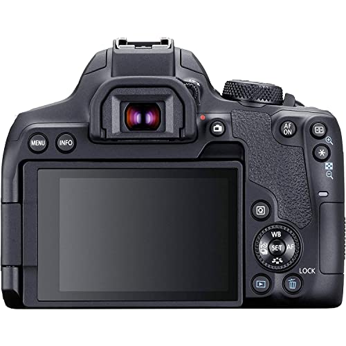 Camera Bundle for Canon EOS Rebel T8i DSLR Camera with EF-S 18-55mm f/4-5.6 is STM Lens and Accessories Pack (64GB, Handheld Tripod, Extra Batteries, and More)