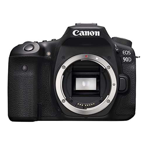 Canon EOS 90D DSLR Camera w/EF-S 18-135mm f/3.5-5.6 is USM Lens + 2X 64GB Memory + Hood + Case + Filters + Tripod + More (35pc Bundle)
