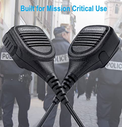 Speaker Mic with Reinforced Cable for Motorola Radios XPR3300 XPR3500 XPR3300e XPR3500e XPR 3300 3500 3300e 3500e, Noise Reduction Remote Shoulder Microphone, Clear Transmission