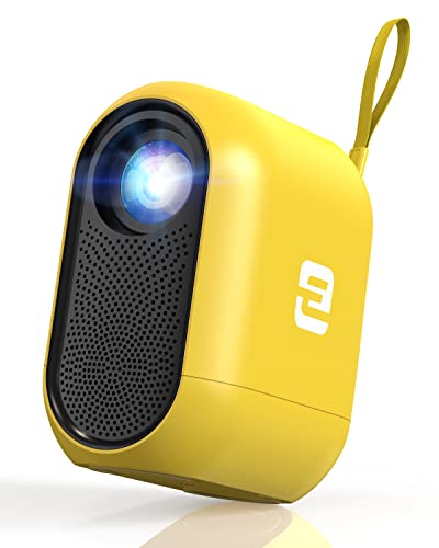 Portable Projector, ETOE Mini Projector 2023 Upgraded Video Projector with 8000L and 1080P, Movie Projector Compatible with Android/iOS/Windows/TV Stick/HDMI/USB for Home Theater - D1