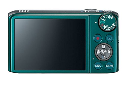 Canon PowerShot SX260 HS 12.1 MP CMOS Digital Camera with 20x Image Stabilized Zoom 25mm Wide-Angle Lens and 1080p Full-HD Video (Green) (OLD MODEL)