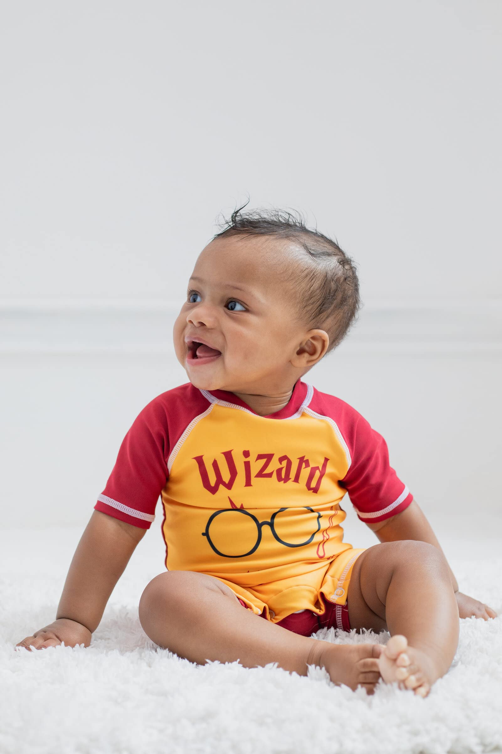 Harry Potter Infant Baby Boys One Piece Bathing Suit Yellow 18 Months