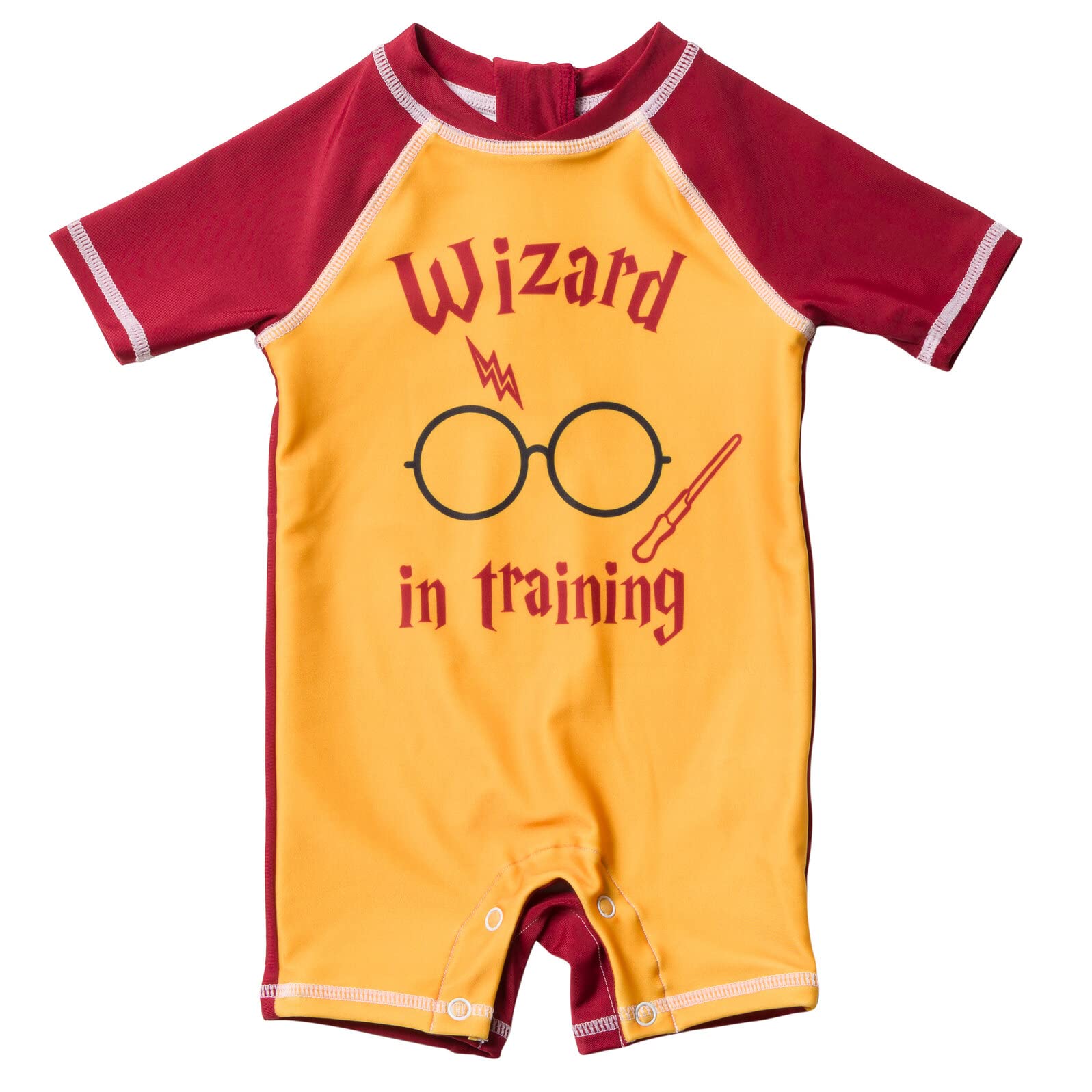 Harry Potter Infant Baby Boys One Piece Bathing Suit Yellow 18 Months