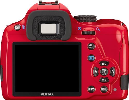 Pentax K-50 16MP Digital SLR Camera Kit with DA L 18-55mm WR f3.5-5.6 Lens (Red)