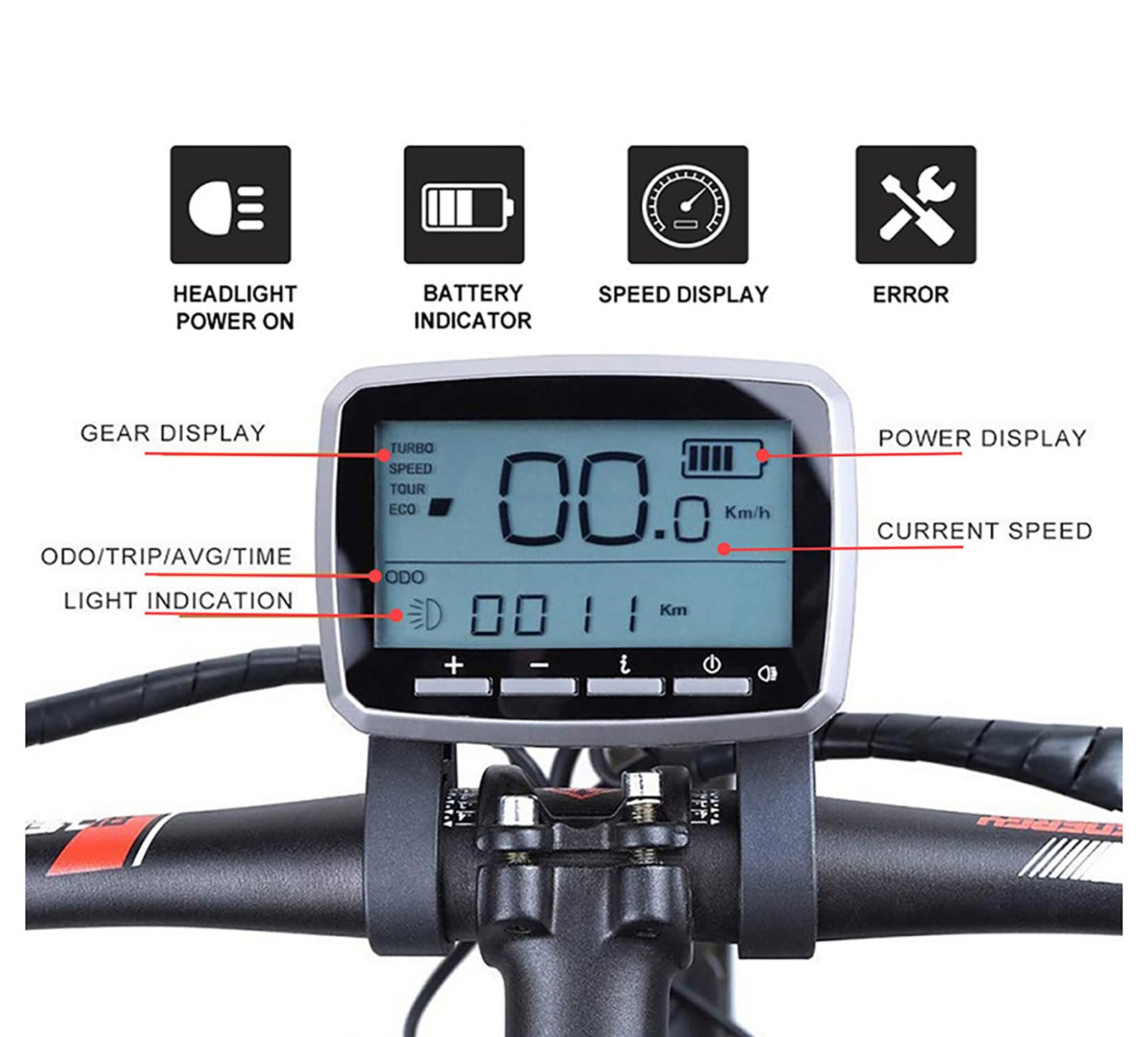 TSDZ2B 48V 500W Mid Drive Motor Ebike Concversion Kit Electric Bike Torque Sensor DIY Central Motor with VLCD5 for Bottom Bracket 68/73MM MTB City Road Bicycle