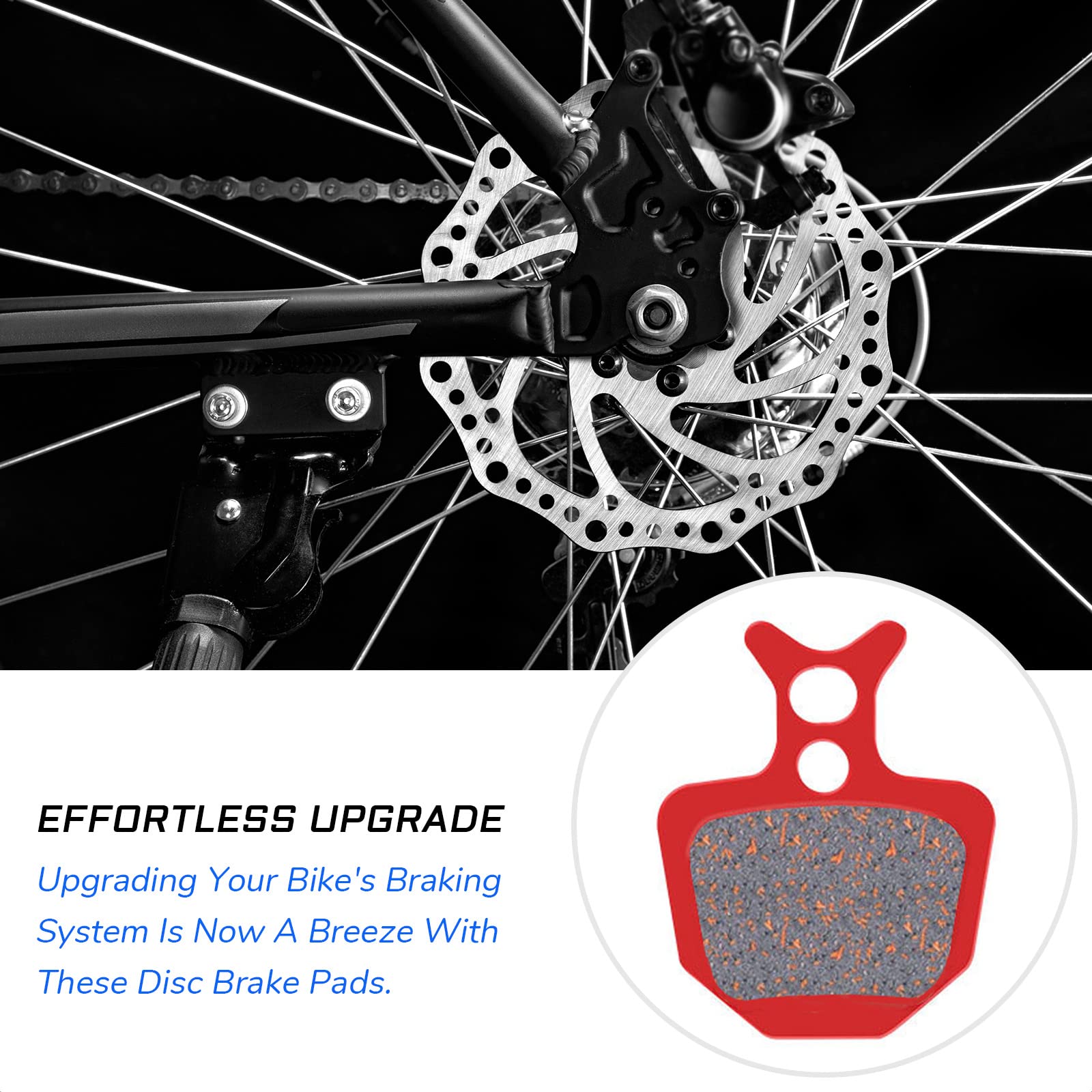 KIEVODE 2 Pairs of Disc Brake Pads for Formula The One FR, R0, R1, RX, R1R, Mega, C1, CR3, T1 Disc Brakes - Suitable for Mountain Bikes, Road Bicycles, and MTBs