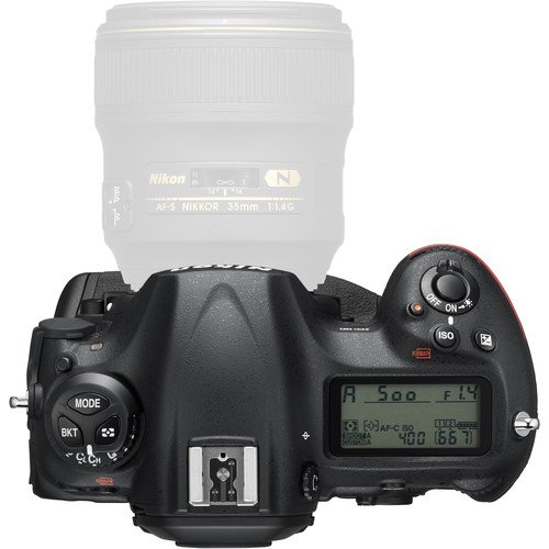 eBasket 1557 Nikon D5 DSLR Camera (Body Only, Dual XQD Slots) (Renewed), Black