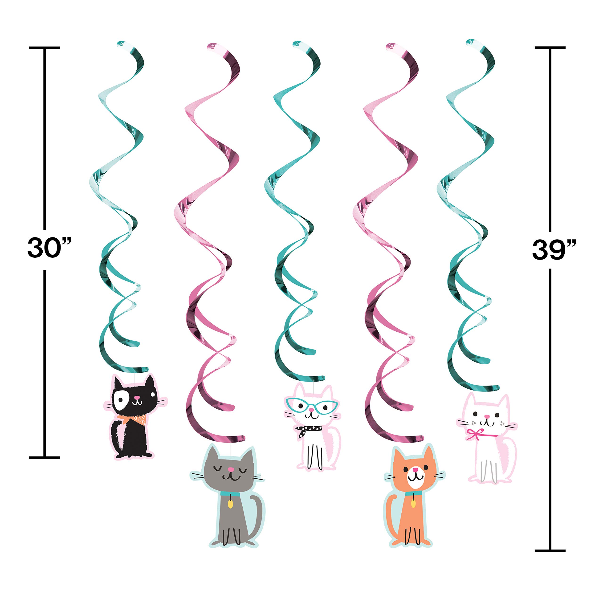 Creative Converting DIZZY DANGLERS ASSORTED, 30", Multicolor