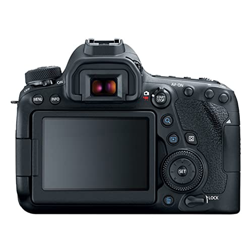 Canon EOS 6D Mark II DSLR Camera w/EF 50mm F/1.8 STM Lens + 75-300mm F/4-5.6 III Lens + 64GB Memory + Back Pack Case + Tripod, Lenses, Filters, & More (28pc Bundle)