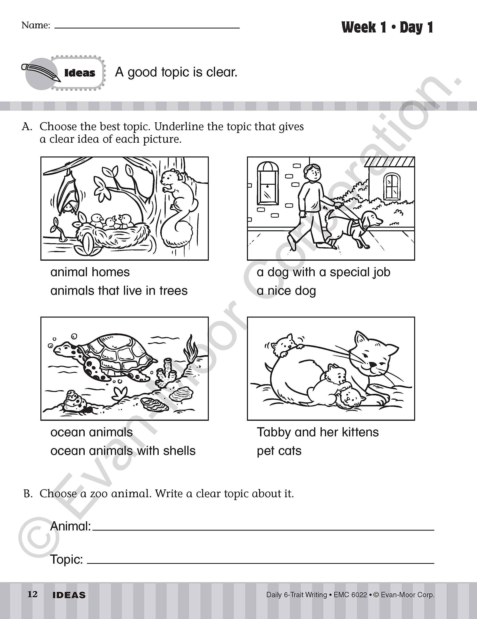 Evan-Moor Daily 6-Trait Writing, Grade 2