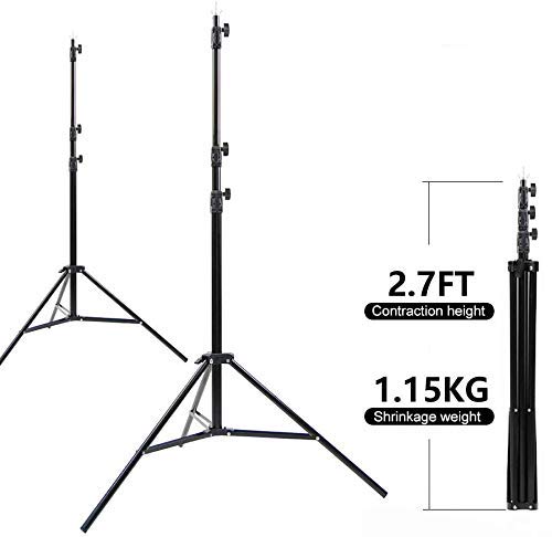 MOUNTDOG Background Stand 8.5X10ft, Backdrop Support System Kit Photo Video Studio Adjustable Heavy Duty Background Support with Sandbag & Carry Bag