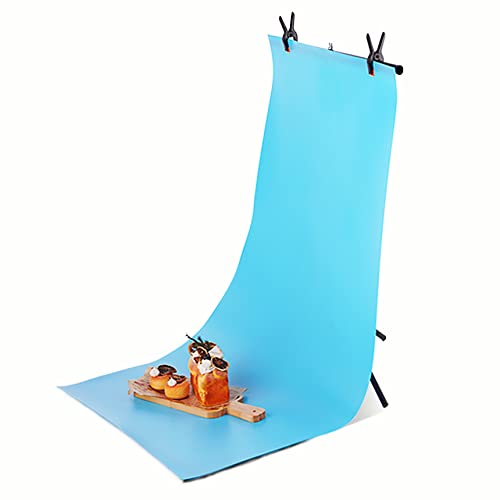 Meking T-Shape Photo Backdrop Stand, 8.56 x 6.56ft PVC Background Photography Support Stand System Kit with Carrying Bag & 4 Spring Clamps