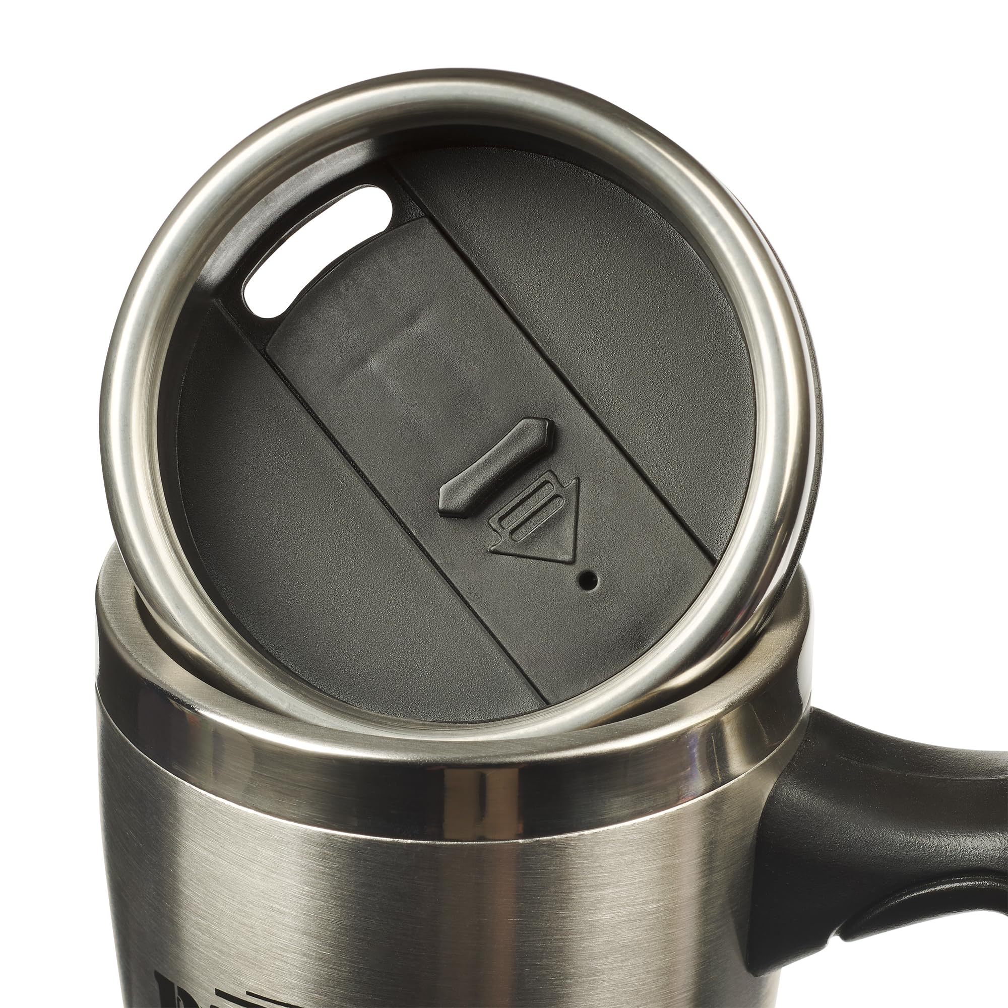 Christian Art Gifts Blessed Is The Man Psalm 84:5 Stainless Steel Travel Mug with Lid and Handle (16 Oz Double-Wall Vacuum Insulated Coffee Cup)