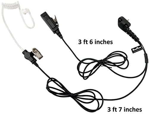 MaximalPower PTT Headset Earpiece for Motorola Vertex Radios VX-261 VX-231 VX-210 VX-264 VX-351 VX-354 VX-424 VX-451 VX-454 VX-459 EVX-261 EVX-531 EVX-534 EVX-539