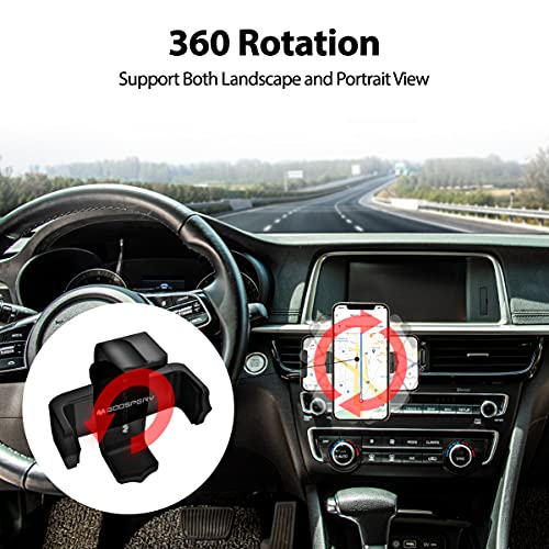 GOOSPERY [2-Pack] Universal Car Phone Mount with Air Vent Clip Hands Free Cradle Holder for Automobile Compatible with iPhone, Galaxy, Huawei, Xiaomi, Google, OnePlus, and Most Smartphones