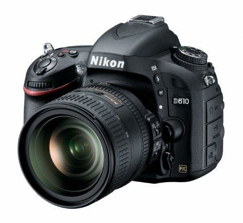 Nikon D610 24.3 MP CMOS FX-Format Digital SLR Camera Bundle with 24-85mm and 70-300mm Nikkor VR AF-S Lenses
