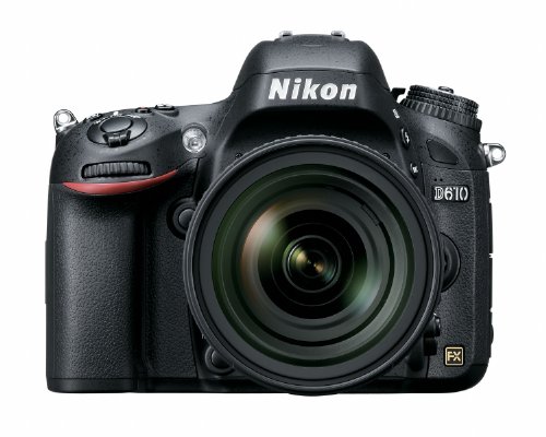 Nikon D610 24.3 MP CMOS FX-Format Digital SLR Camera Bundle with 24-85mm and 70-300mm Nikkor VR AF-S Lenses