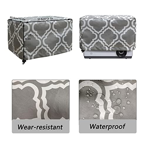 WHCL Projector Cover, Waterproof Projector Covers, Suitable for Ceiling Home and Outdoor Installation of Video Projector
