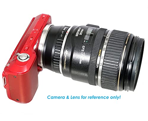 Fotasy Manual EF EFS Lens to E Mount Adapter, EF E Mount, EF Adapter to E Mount, Adapter for Cannon EF lense, Compatible with Sony a7 a7r a7s a7 II III IV a9 a9II a7c aplha 1 a6600 a6500 a6400 a6300