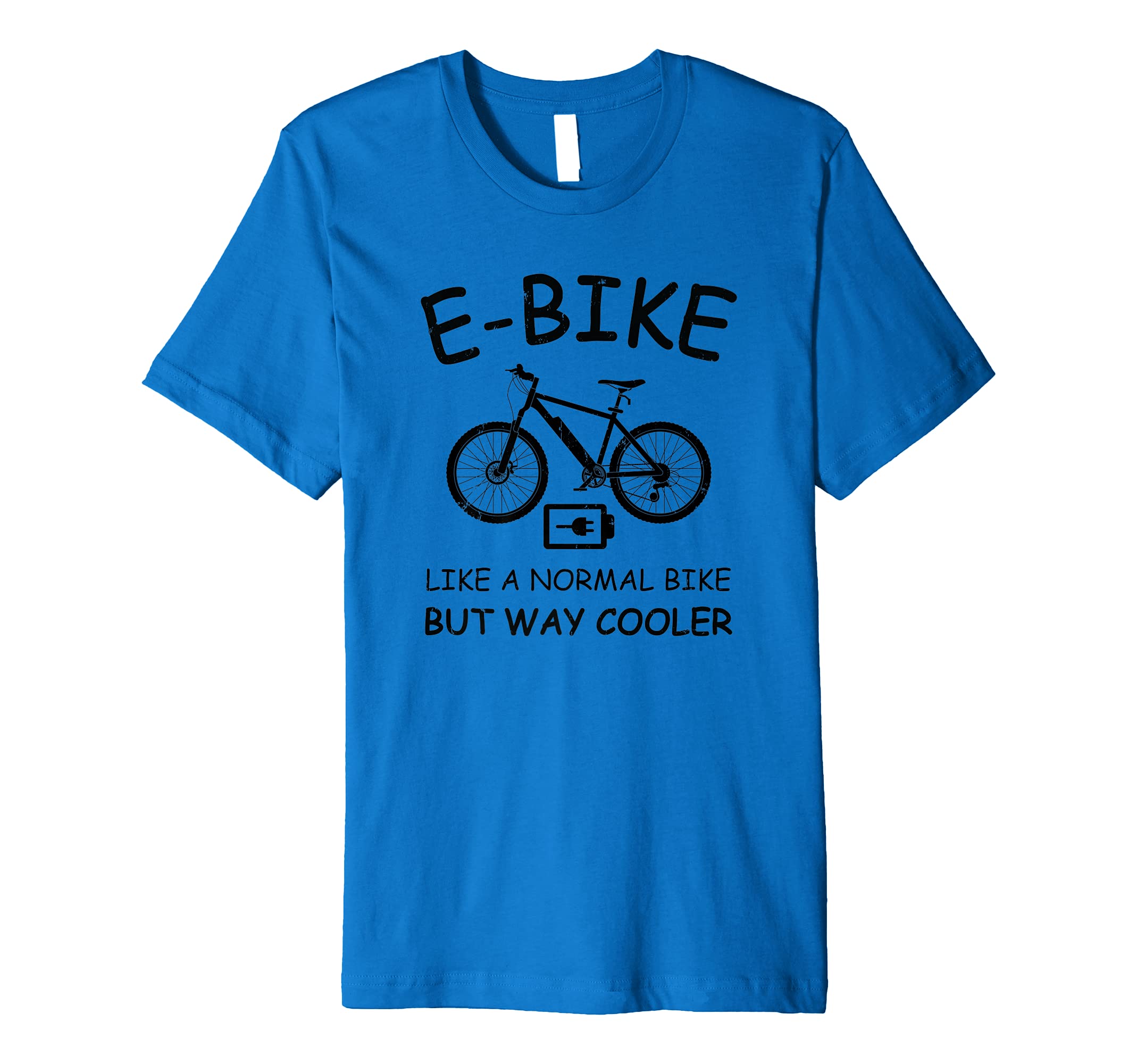 E-Bike Bicycle Cool Electric Bike Battery Motor Pedelec MTB Premium T-Shirt