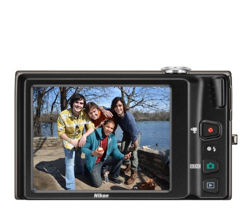 Nikon COOLPIX S4100 14 MP Digital Camera with 5x NIKKOR Wide-Angle Optical Zoom Lens and 3-Inch Touch-Panel LCD (Silver)