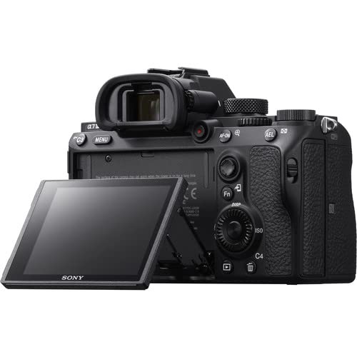 Sony a7 III Mirrorless Digital Camera with Tamron 28-75mm Lens Video Bundle + LED Video Light + Microphone + Extreme Speed 64GB Memory(20pc Bundle)