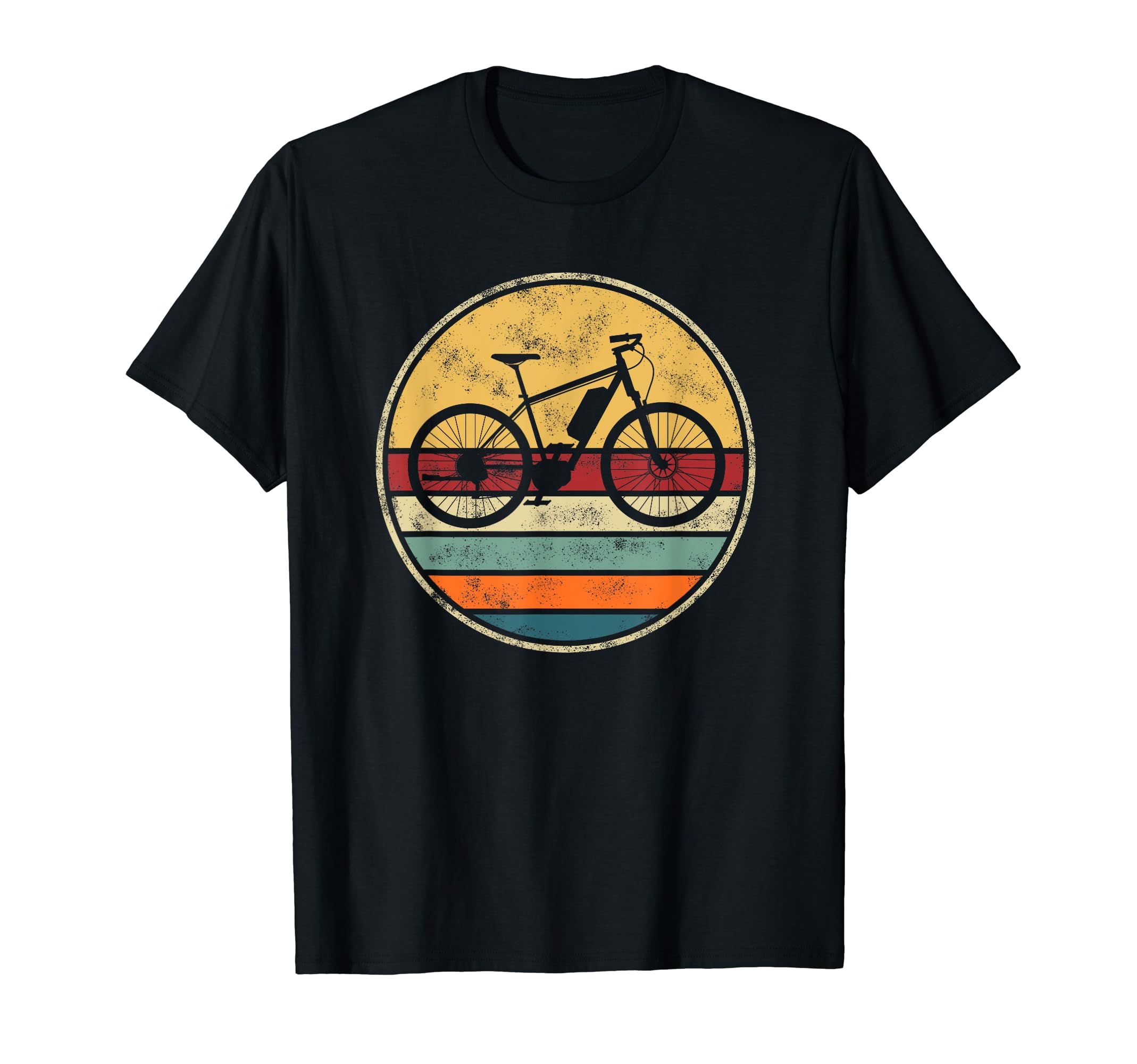E-Bike Electric Bike E-Bicycle Retro Vintage E-Biker Cycling T-Shirt