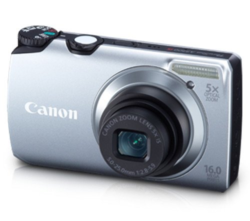 Canon Powershot A3300 IS 16 MP Digital Camera with 5x Optical Zoom (Silver)