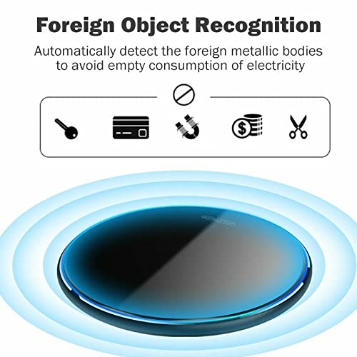 Wireless Charger+Type-C Receiver for Samsung Galaxy A20 A30 A50 A60 A70 A90 5G, Black