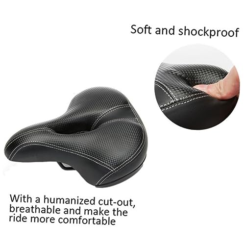 Toddmomy 2PCS exercie Bikes bicicletas para Hombres Bicycle for Men Men's Bicycle Cushion Suspension Saddle Cycle seat MTB Saddle pad Replace car seat Electric Bicycle Soft Bike Man Cruiser