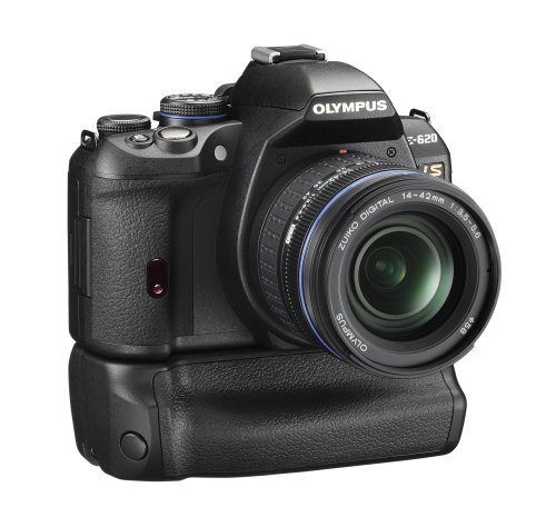 Olympus Evolt E620 12.3MP DSLR with IS, 2.7-inch Swivel LCD with 14-42mm f/3.5-5.6 and and 40-150mm f/4.0-5.6 ED Zuiko Lenses
