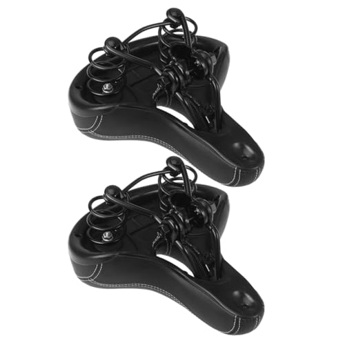 Toddmomy 2PCS exercie Bikes bicicletas para Hombres Bicycle for Men Men's Bicycle Cushion Suspension Saddle Cycle seat MTB Saddle pad Replace car seat Electric Bicycle Soft Bike Man Cruiser