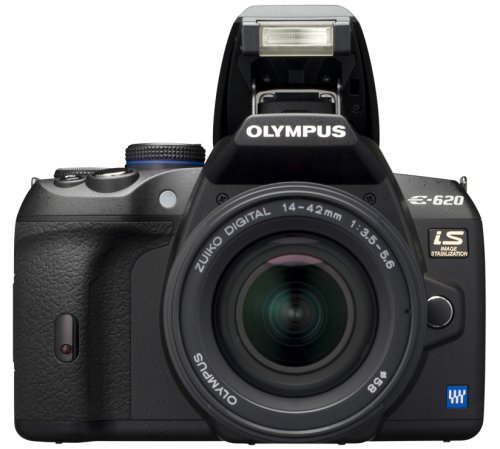 Olympus Evolt E620 12.3MP DSLR with IS, 2.7-inch Swivel LCD with 14-42mm f/3.5-5.6 and and 40-150mm f/4.0-5.6 ED Zuiko Lenses
