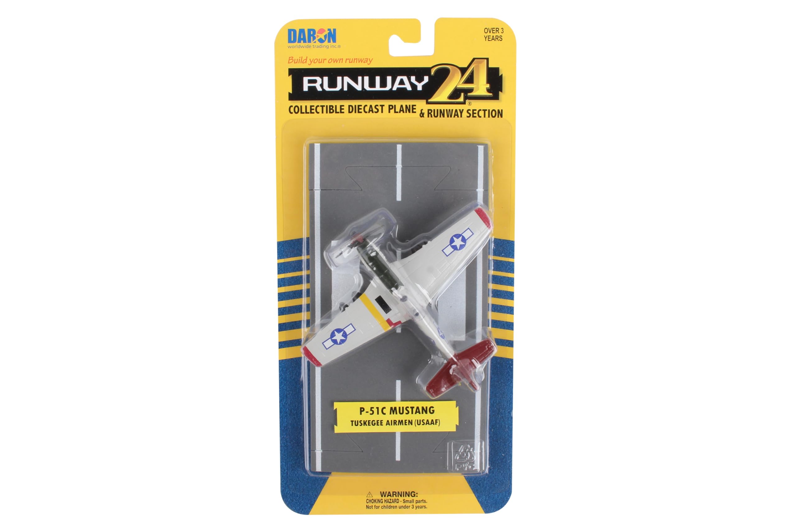 Daron Worldwide Trading Runway24 P51 Tuskegee Airmen Vehicle