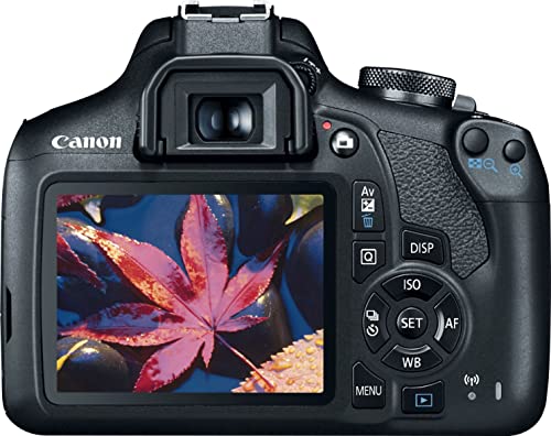 Camera EOS Rebel T7 DSLR Camera w/EF-S 18-55mm F/3.5-5.6 Lens + EF 75-300mm f/4-5.6 III Lens + Deluxe Case + Sandisk 128GB Memory Card + 3pc Filter Kit + Tripod + Card Reader + Cleaning Kit