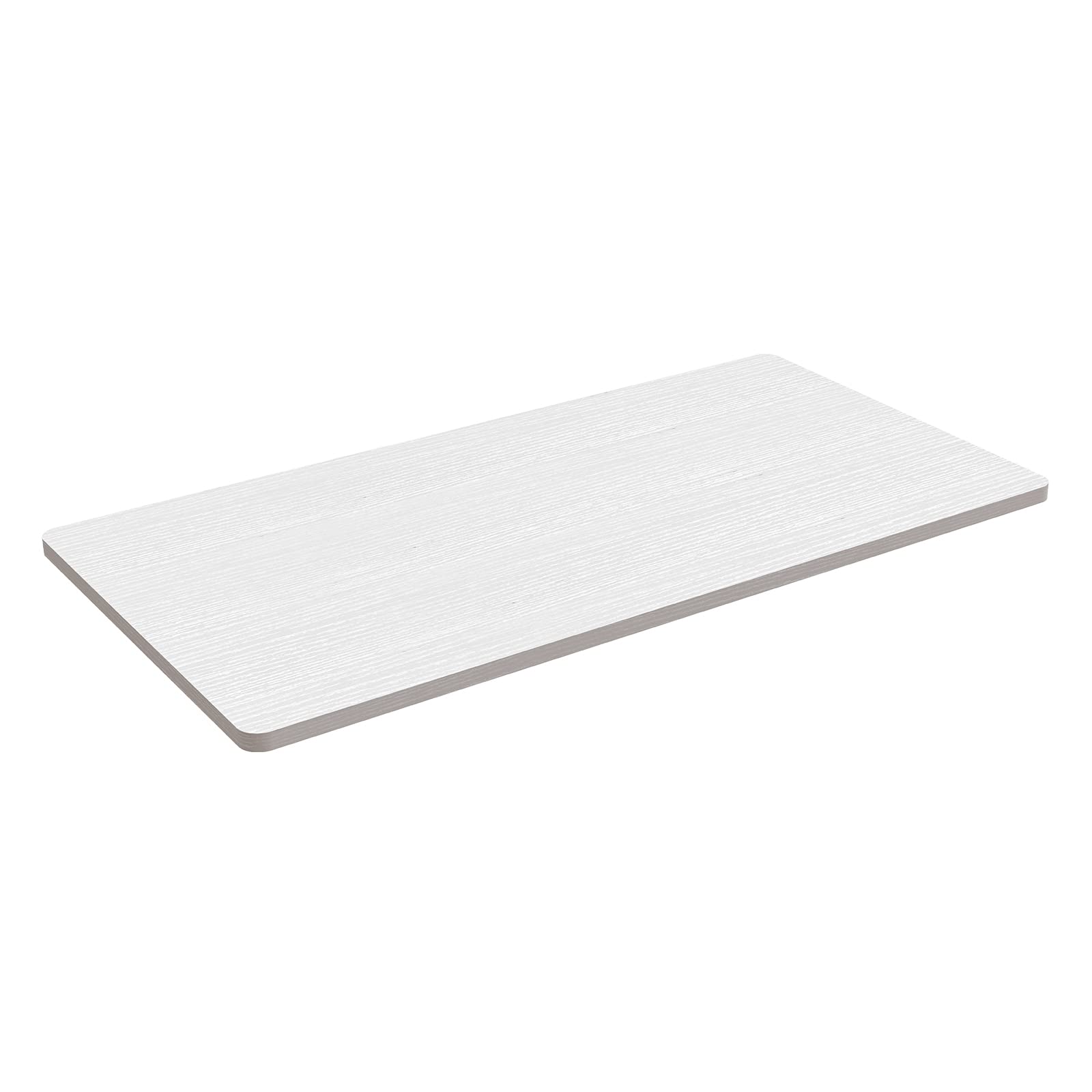AIMEZO 47 x 24 inch Table Top Solid One-Piece Table Top Universal Desk Top for Standing and Sit to Stand Height Adjustable Desk FramesWhite