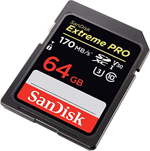 SanDisk 64GB (Two Pack) Extreme Pro Memory Card (SDSDXXY-064G-GN4IN) SDXC 4K V30 UHS-I with Everything But Stromboli (TM) Combo Reader