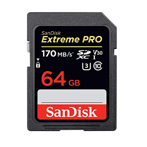 SanDisk 64GB (Two Pack) Extreme Pro Memory Card (SDSDXXY-064G-GN4IN) SDXC 4K V30 UHS-I with Everything But Stromboli (TM) Combo Reader