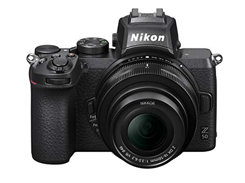 Nikon Z50 Compact Mirrorless Digital Camera with Flip Under "Selfie/Vlogger" LCD | 2 Zoom Lens Kit Includes: NIKKOR Z DX 16-50mm f/3.5-6.3 VR & NIKKOR Z DX 50-250mm F/4.5-6.3 VR