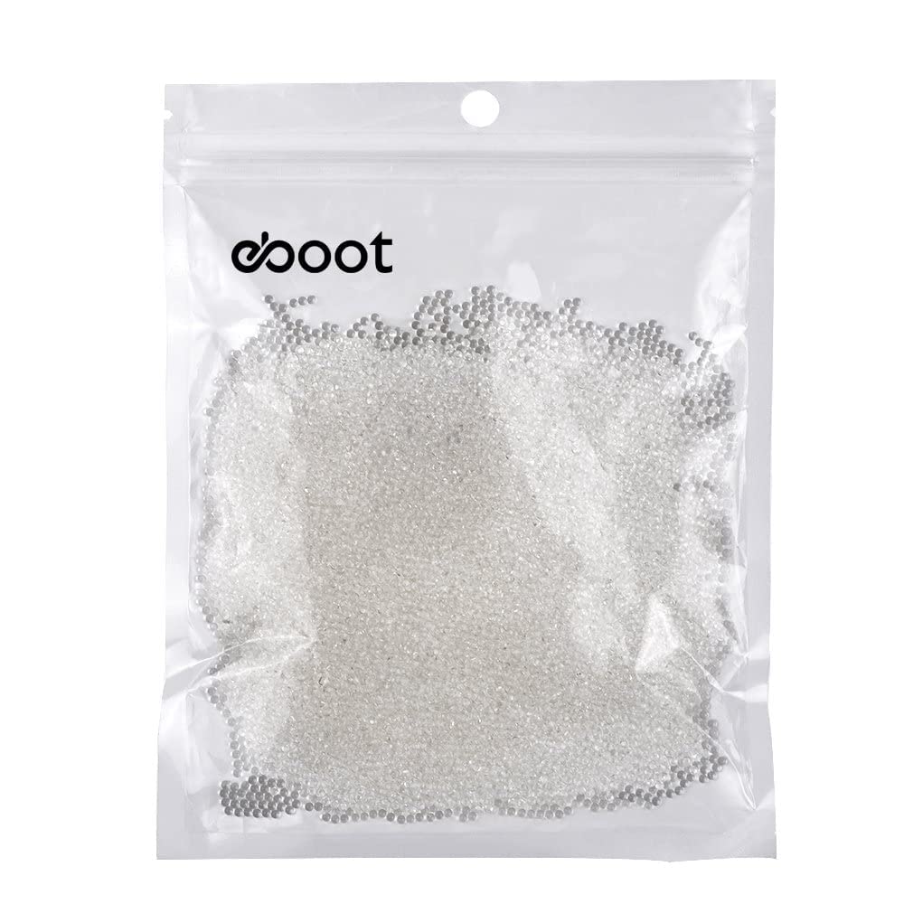 EBOOT 10000 Pieces Gel Soil Water Crystal Beads Gel Jelly Water Gems Vase Filler (Clear)