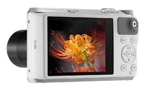 Samsung WB350F 16.3MP CMOS Smart WiFi & NFC Digital Camera with 21x Optical Zoom and 3.0" Touch Screen LCD and 1080p HD Video (White)
