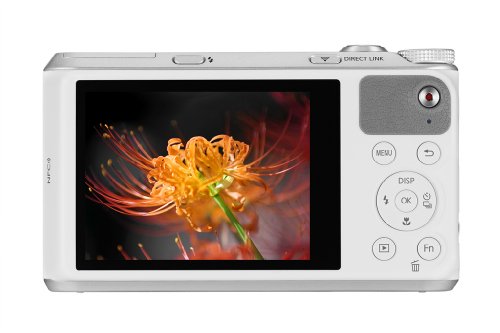 Samsung WB350F 16.3MP CMOS Smart WiFi & NFC Digital Camera with 21x Optical Zoom and 3.0" Touch Screen LCD and 1080p HD Video (White)