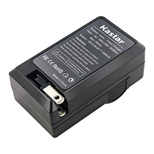 Kastar 2-Pack Q120 Battery and AC Wall Charger Replacement for MINOLTA MN35Z Camera, Zoom BT-03, Zoom BT-03 B Battery, Zoom Q8 Q8N Recorder Camera, Bell & Howell B35HDZ Camera