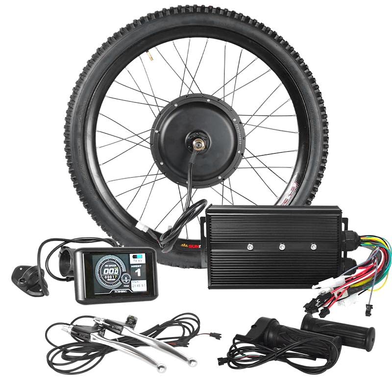 3.2" TFT LCD+3000W Hi Speed Electric MTB Bicycle E Bike Hub Motor Conversion kit theebikemotor (72V3000W, 26")