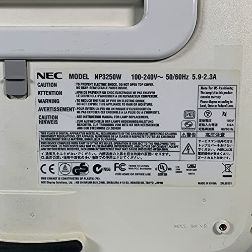 NEC Np3250w Wireless LCD Digital Projector