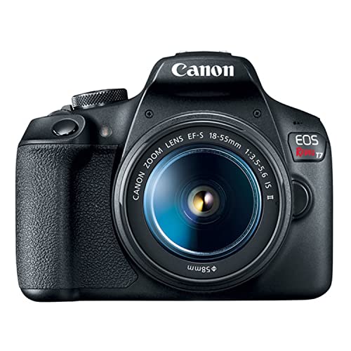 Canon EOS Rebel T7 DSLR Camera w/EF-S 18-55mm F/3.5-5.6 Zoom is II Lens + 64GB Memory + Back Pack Case + Tripod, Lenses, Filters, & More (28pc Bundle)