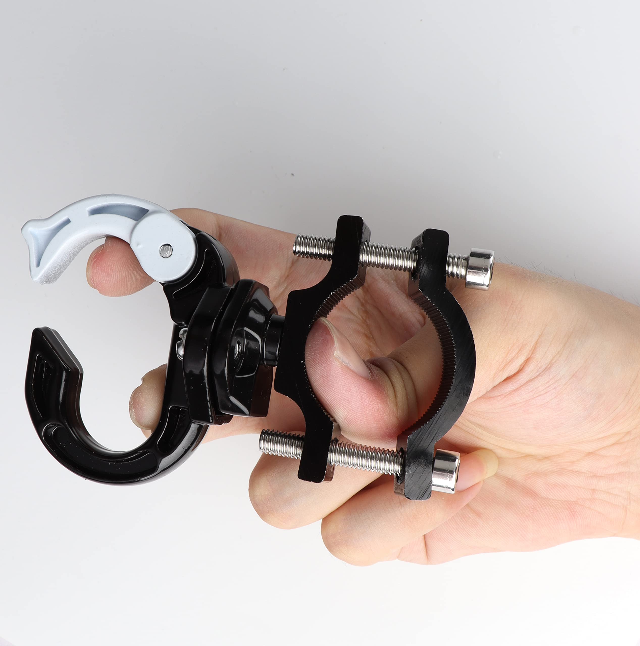Lveofielygi Universal Hanger Hook for Electric Scooter - Hanging Adjustable Pothook for Poles (20mm - 37mm in Diameters) Different Screws Meet Different Need Like Scooter,Bike,MTB,Motorcycle, Bicycle